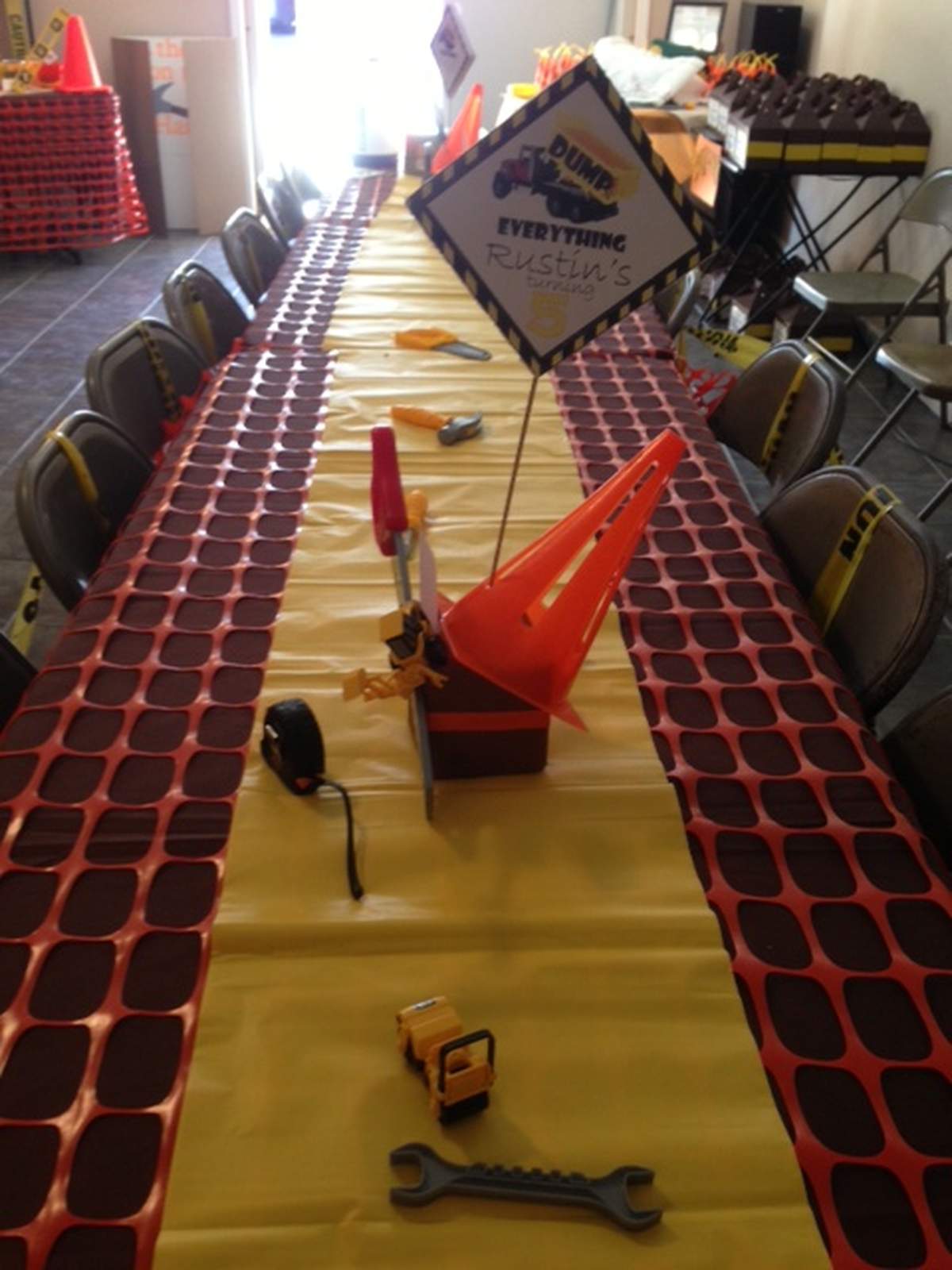 Construction party Birthday Party Ideas | Photo 7 of 21 | Catch My Party