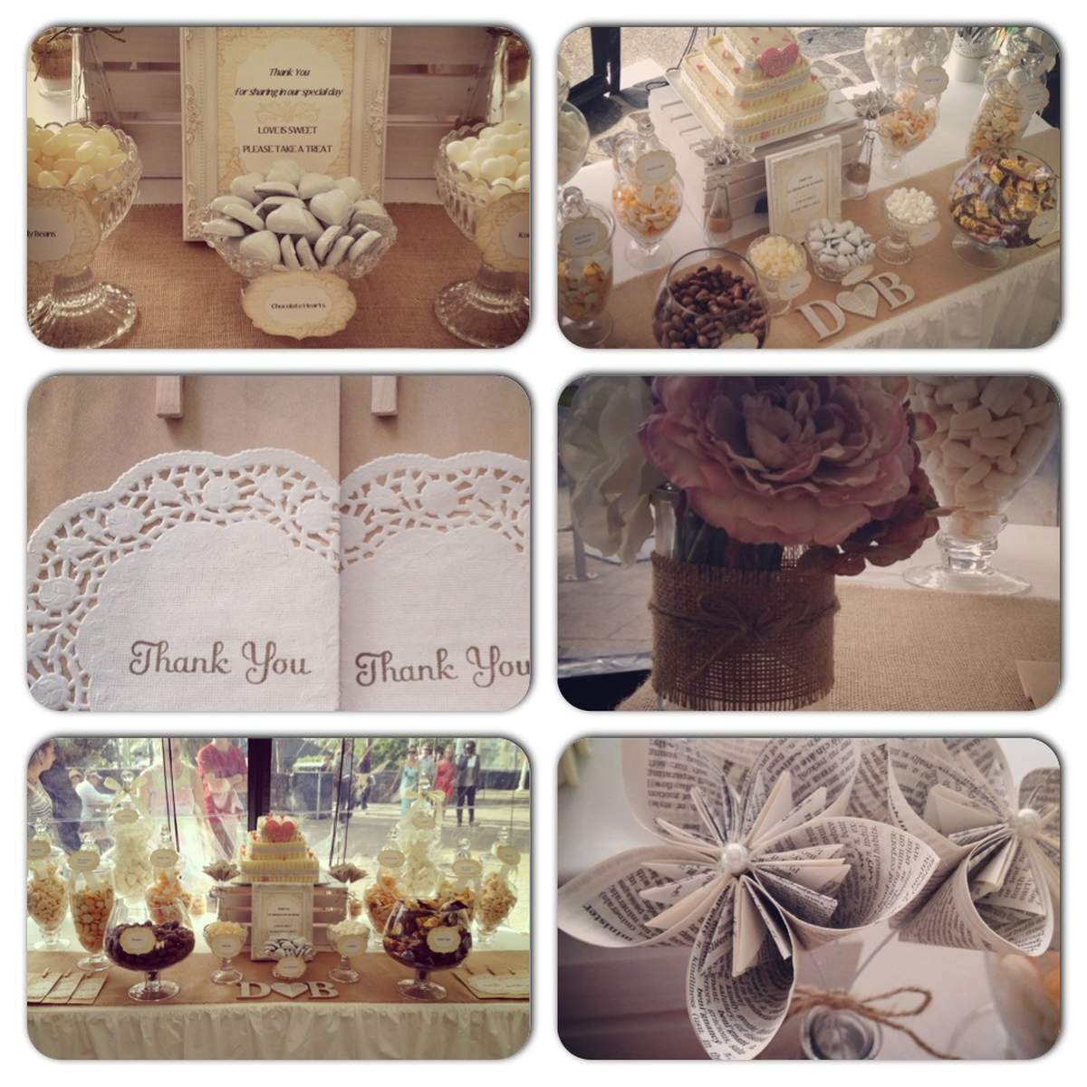 Rustic Lolly Buffet / Wedding "Dan & Bec's Rustic Beach Wedding ...