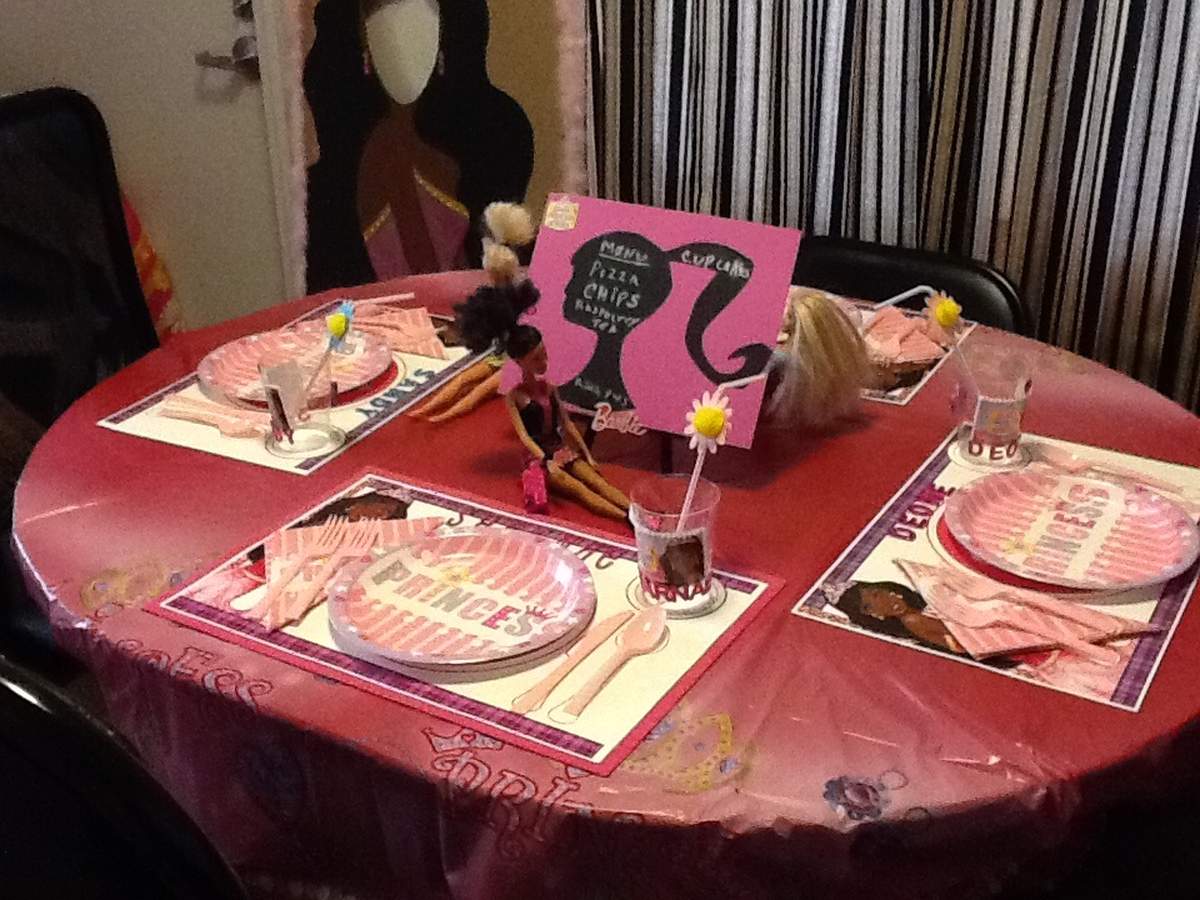 Barbie princess charm school Tea Party Party Ideas | Photo 11 of 20 ...
