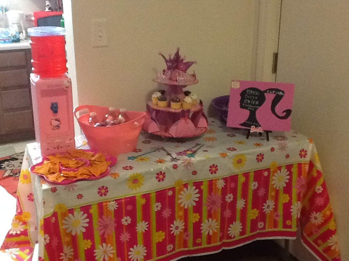 Barbie princess charm school Tea Party Party Ideas | Photo 11 of 20 ...