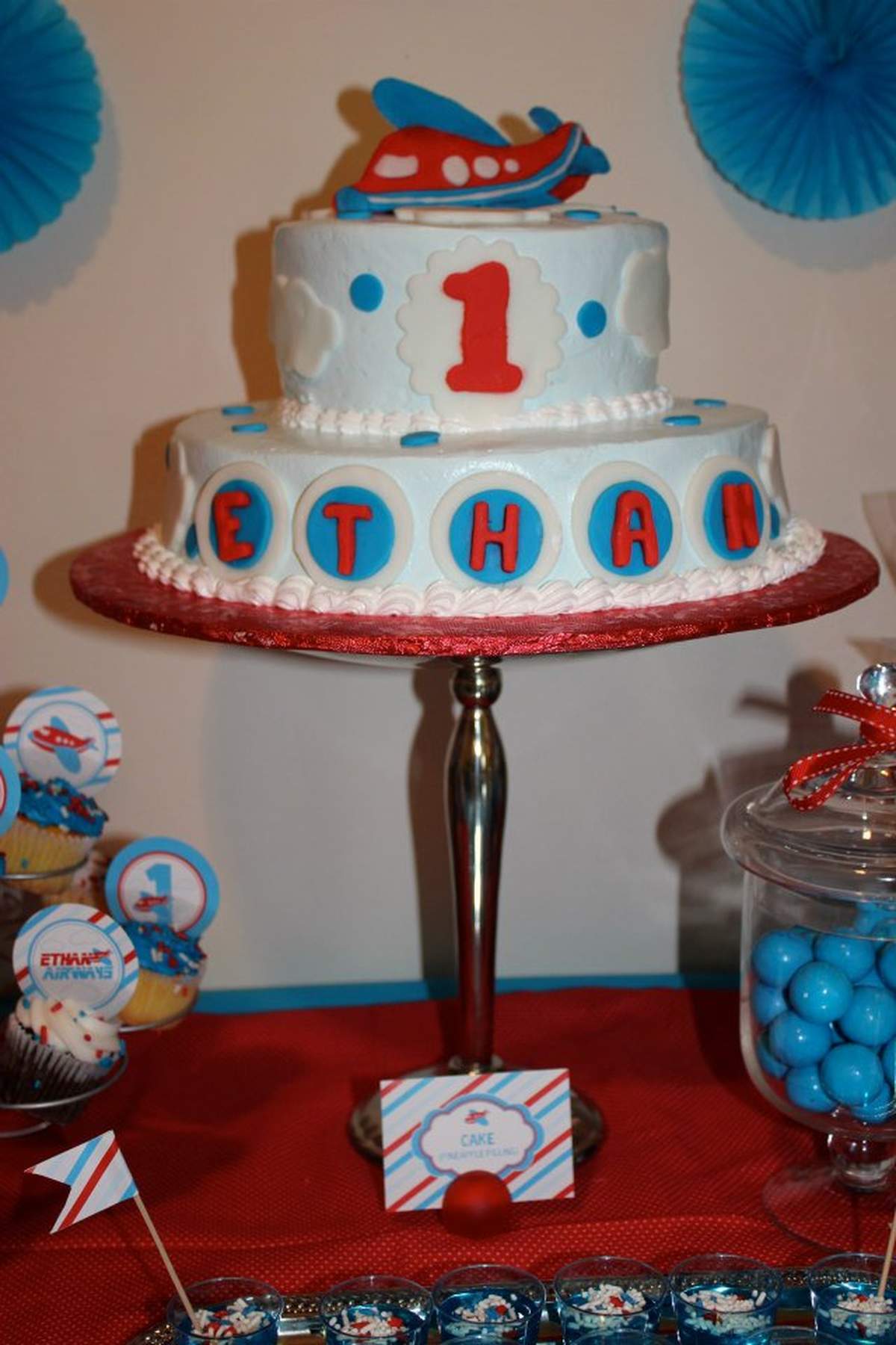 Little Pilot's Airplane Birthday Party Ideas | Photo 3 of 30 | Catch My ...