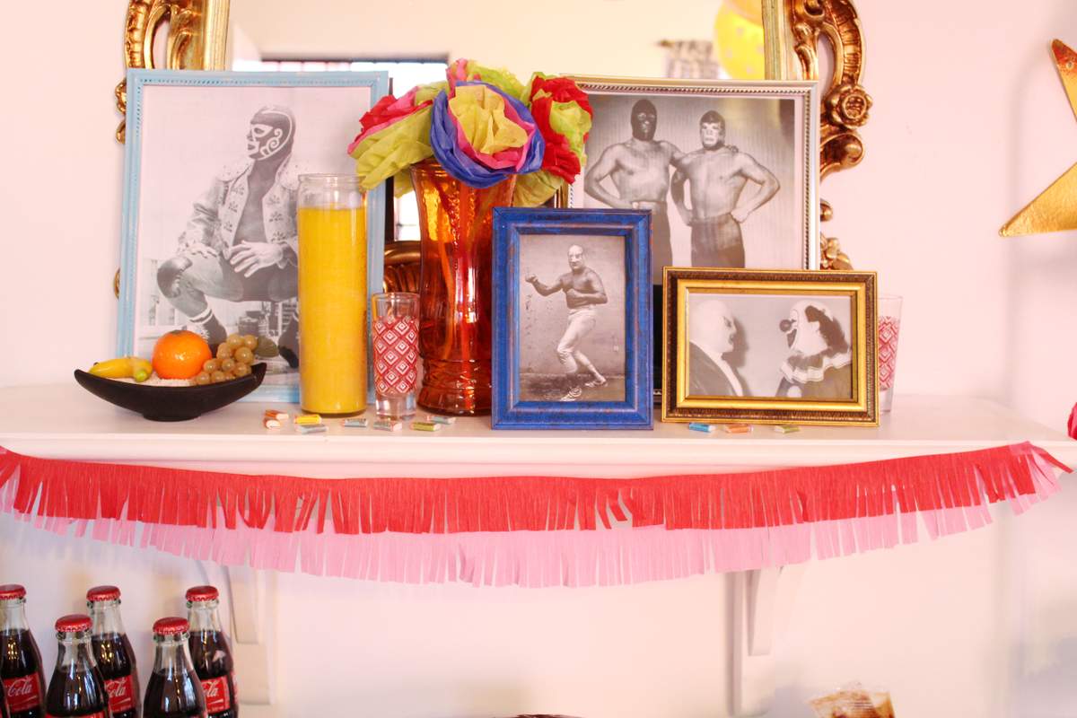 Mexican Lucha Libre Birthday Party Ideas | Photo 3 of 13 | Catch My Party