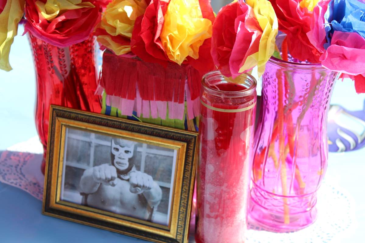 Mexican Lucha Libre Birthday Party Ideas | Photo 13 of 13 | Catch My Party