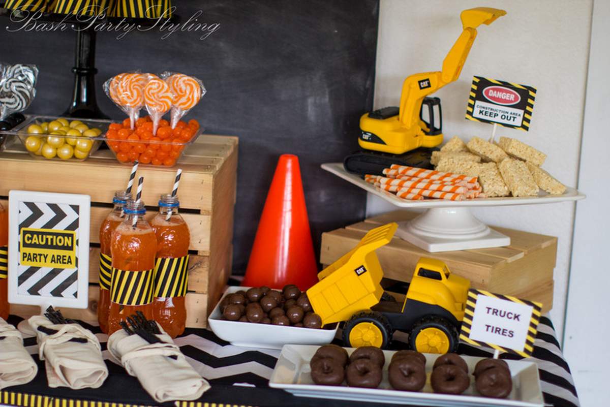 Construction, construction party Birthday Party Ideas | Photo 11 of 20 ...