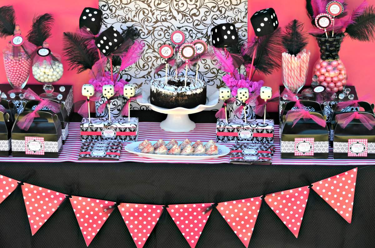 Bunco Birthday Party Ideas | Photo 13 of 38 | Catch My Party
