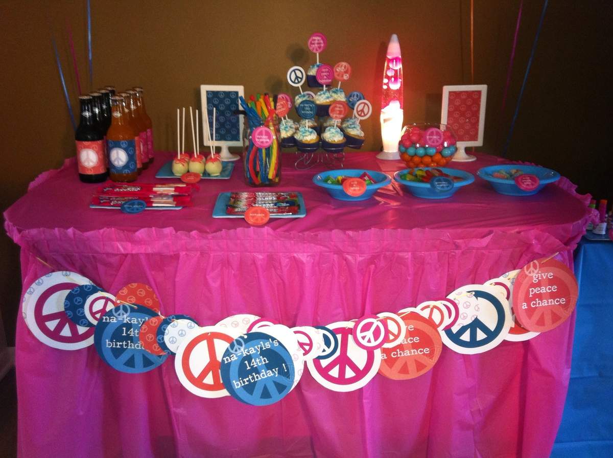 Peace Birthday Party Ideas | Photo 1 of 21 | Catch My Party