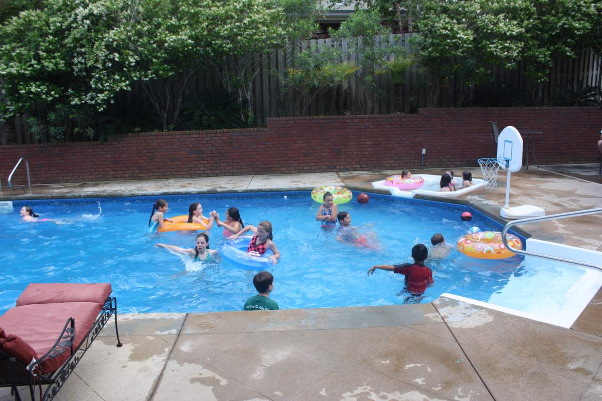 Flip Flop Swim Party Birthday Party Ideas | Photo 18 of 20 | Catch My Party