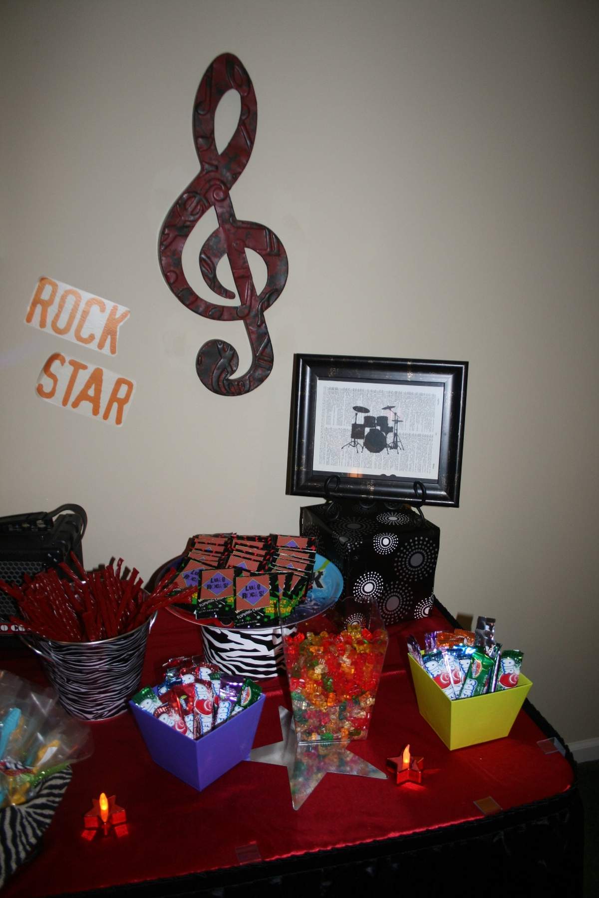 Rock & Roll Birthday Party Ideas | Photo 15 of 27 | Catch My Party