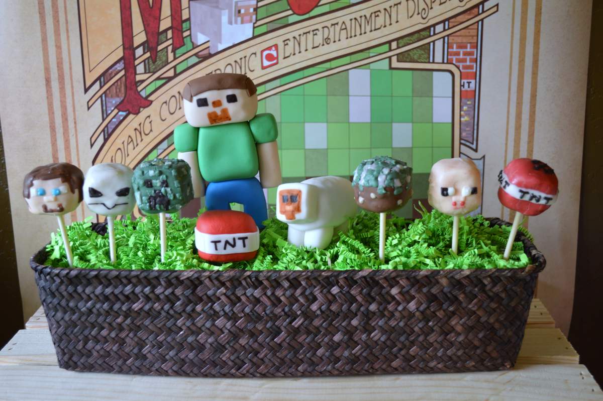 Minecraft Birthday Party Birthday Party Ideas | Photo 12 of 32 | Catch ...