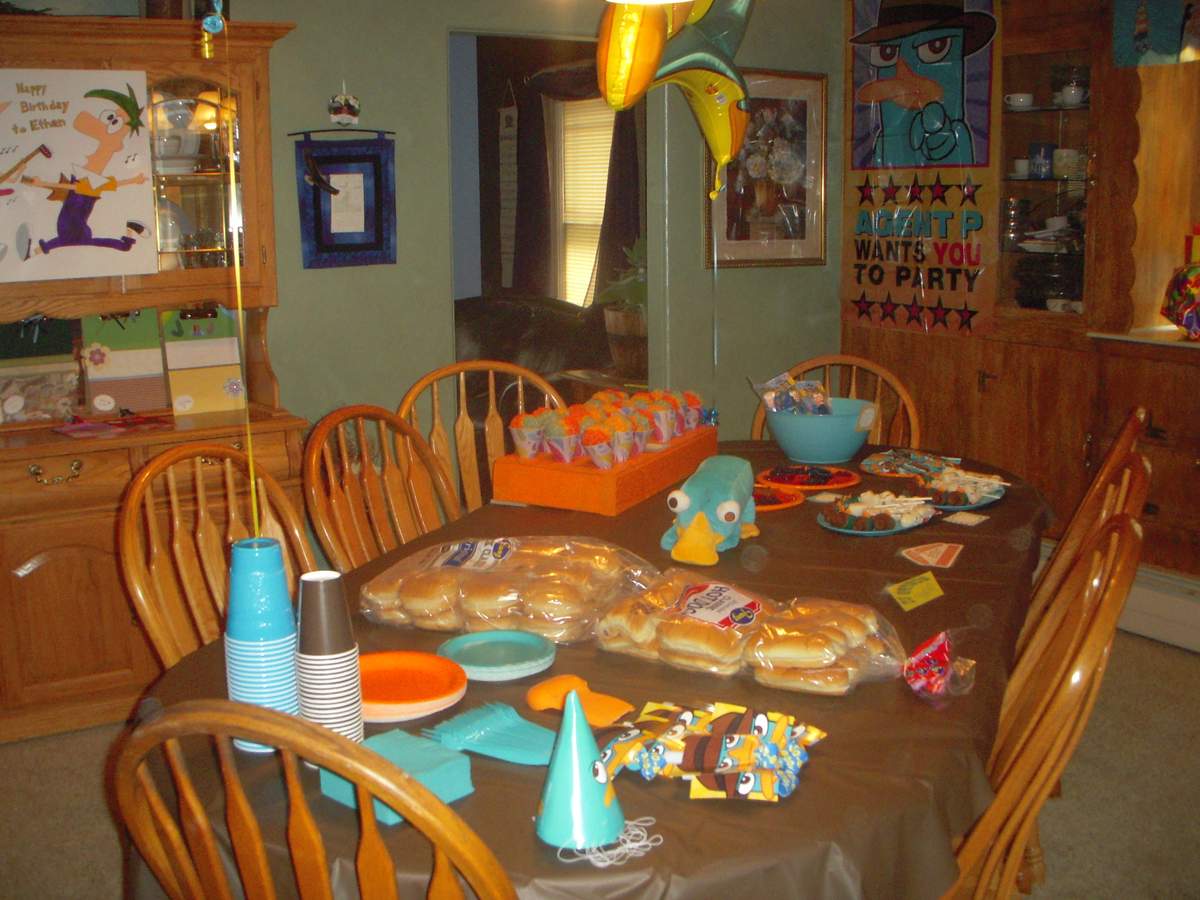 Perry the Platypus/Phineas and Ferb Birthday Party Ideas | Photo 15 of ...