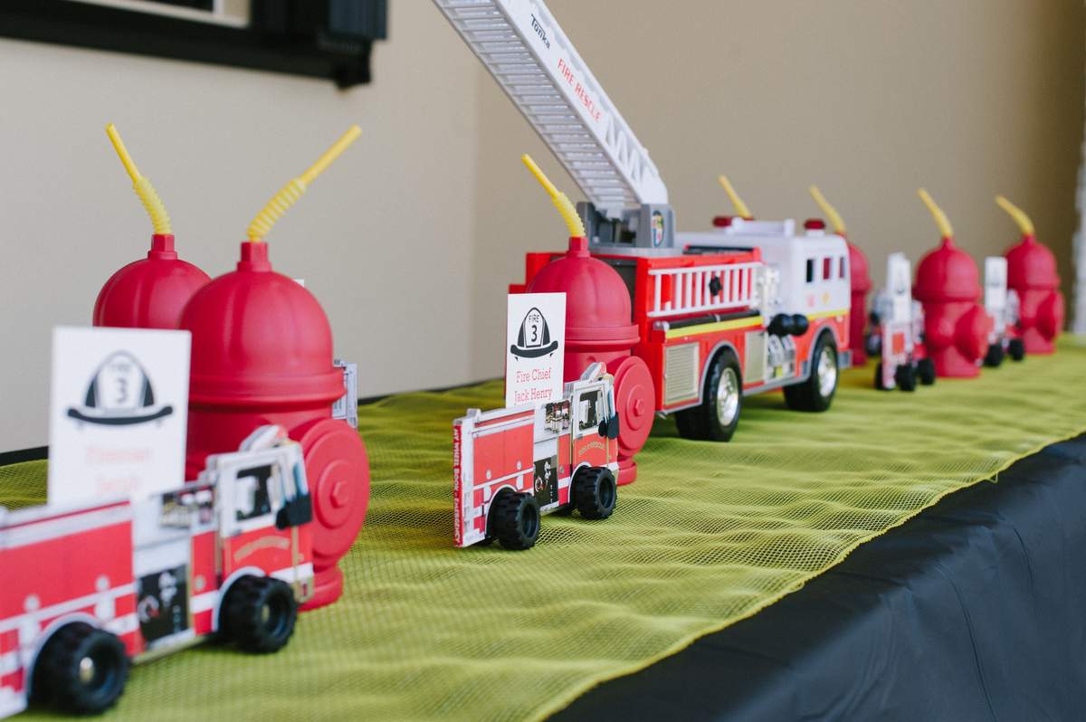 Firetruck, Fire Engine Birthday Party Ideas | Photo 1 of 46 | Catch My ...