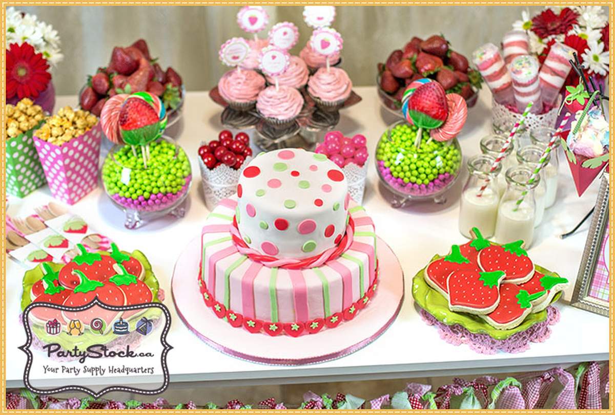 Strawberry Birthday Party Ideas | Photo 12 of 12 | Catch My Party