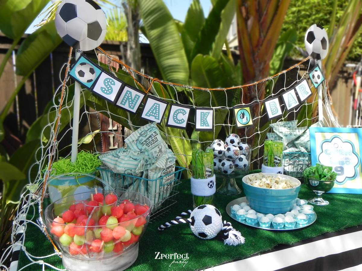 Girls Soccer Party Birthday Party Ideas | Photo 8 of 13 | Catch My Party