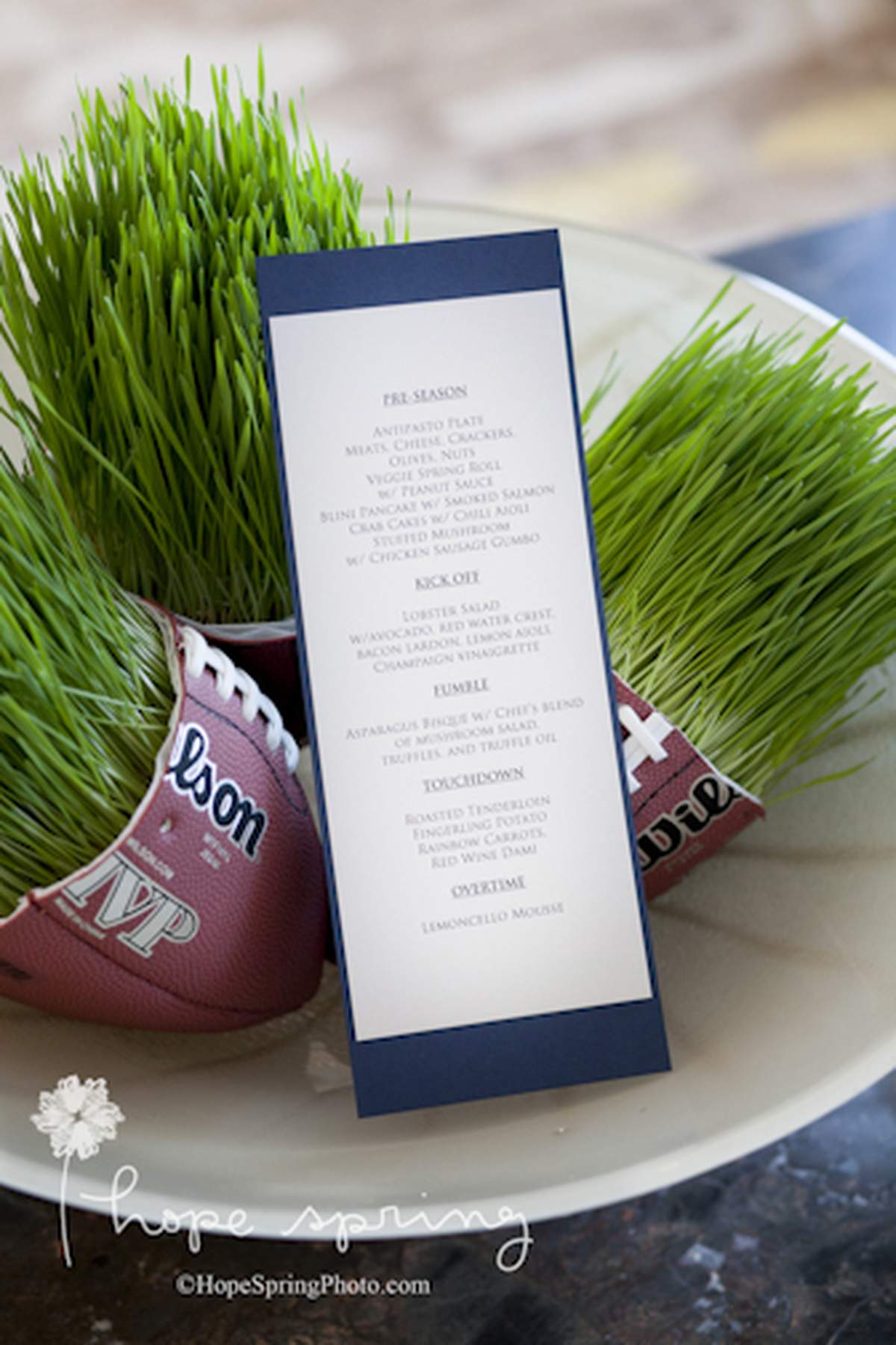 Football Dinner Party Dinner Party Party Ideas | Photo 1 of 17 | Catch ...