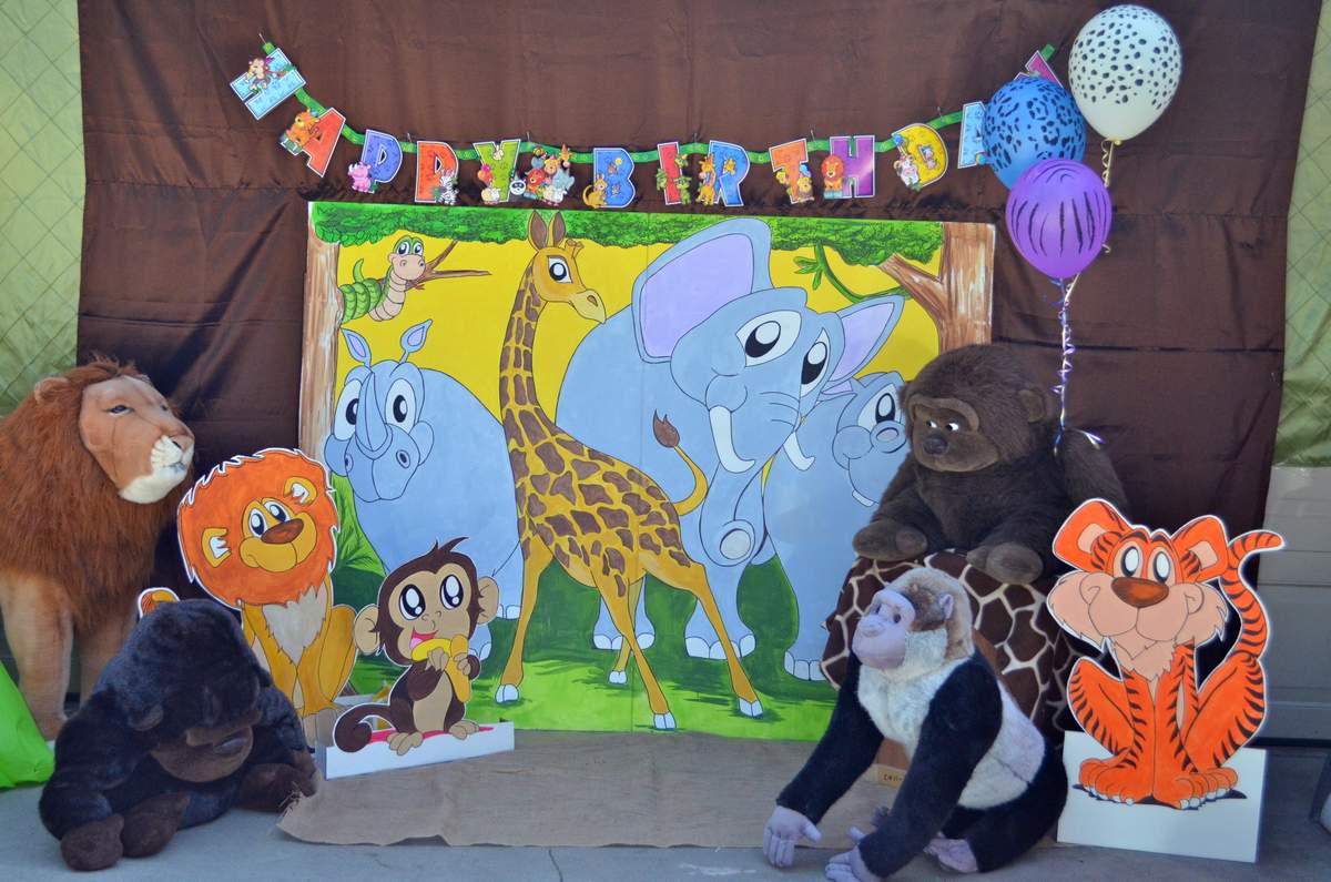 zoo Animals Birthday Party Ideas | Photo 6 of 16 | Catch My Party