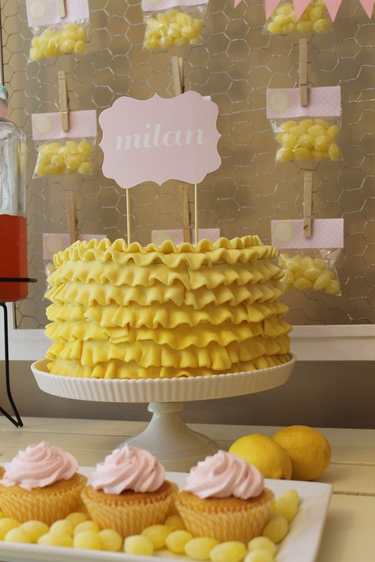 Lemonade Stand / Birthday "DIY Lemonade and Sunshine" | Catch My Party