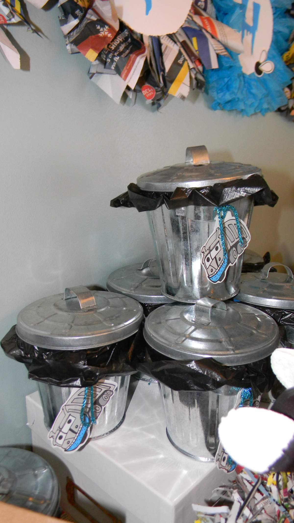 Garbage truck/Recycling Birthday Party Ideas | Photo 10 of 24 | Catch ...