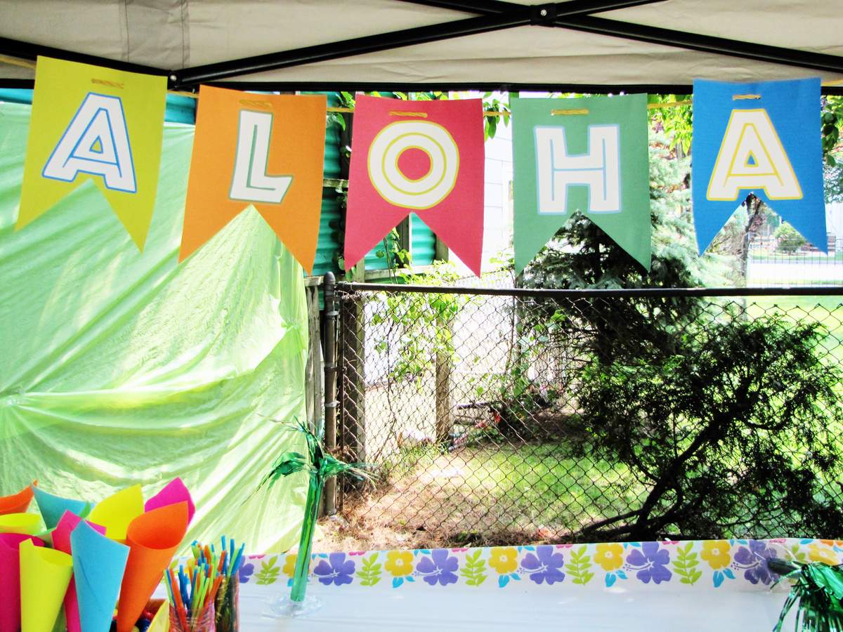 Hawaiian Luau/Tiki Party Summer Party Ideas | Photo 3 of 10 | Catch My ...