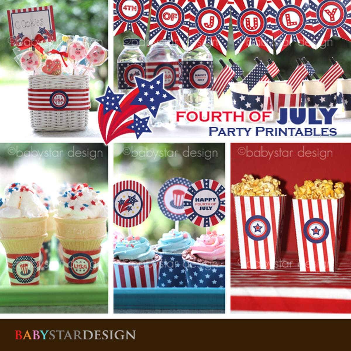 4th of July / 4th of July "4th of July Party Printables" | Catch My Party