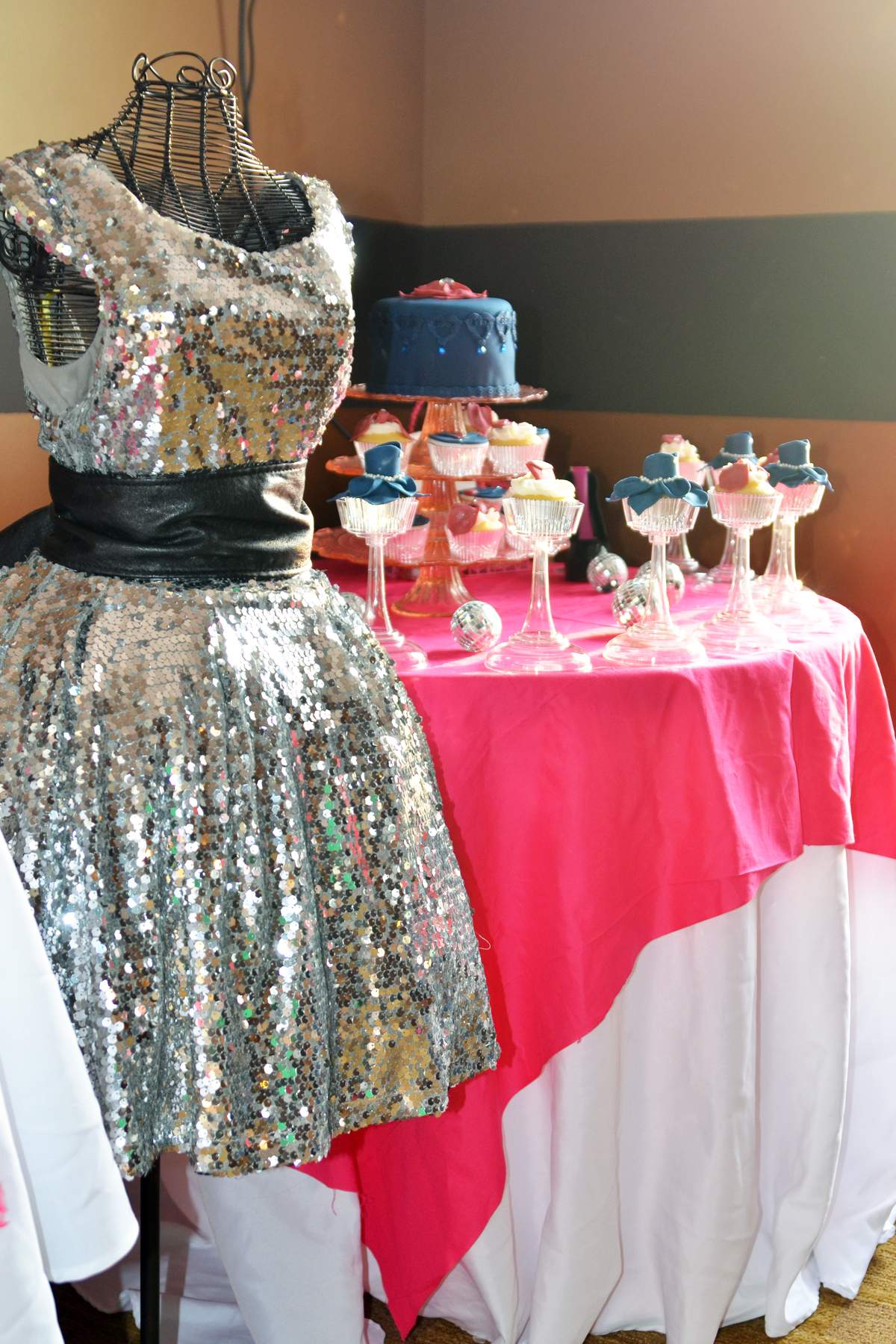 Fuschia and Midnight Blue Pre-Prom Party Ideas | Photo 2 of 18 | Catch ...