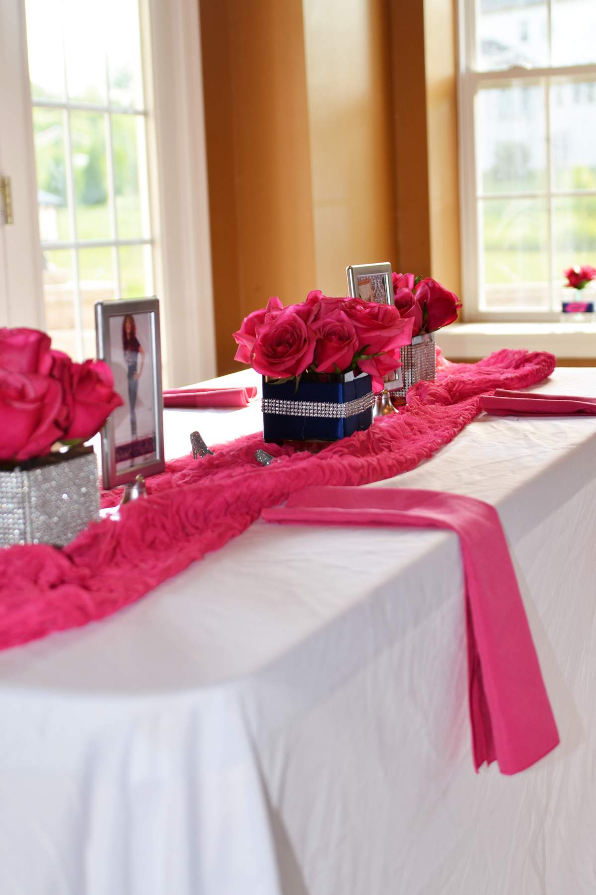 Fuschia and Midnight Blue Pre-Prom Party Ideas | Photo 2 of 18 | Catch ...