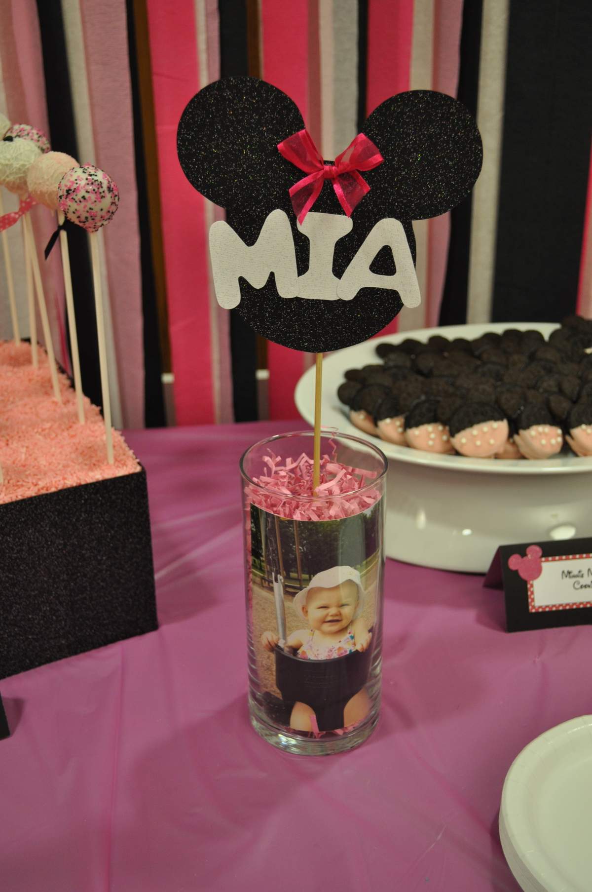 Minnie Mouse Polka dots Birthday Party Ideas | Photo 9 of 36 | Catch My Party