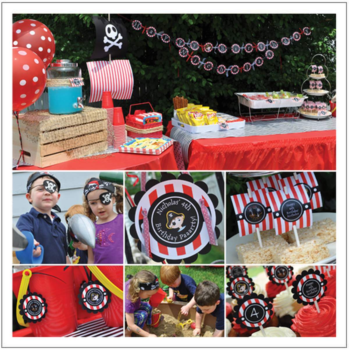 Pirate Birthday Boy / Birthday "PIRATE PARTY" | Catch My Party