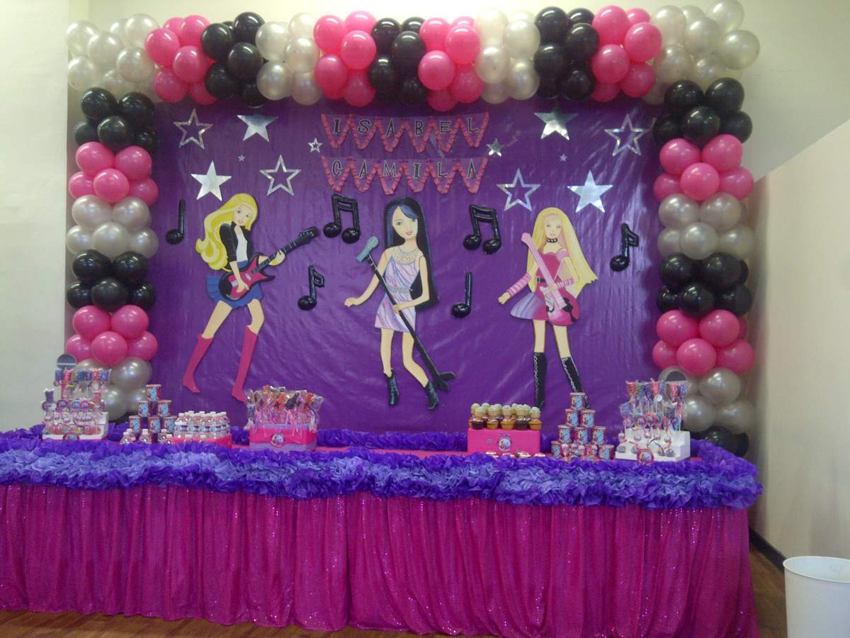 Barbie Pop Star Birthday Party Ideas Photo 5 Of 25 Catch My Party