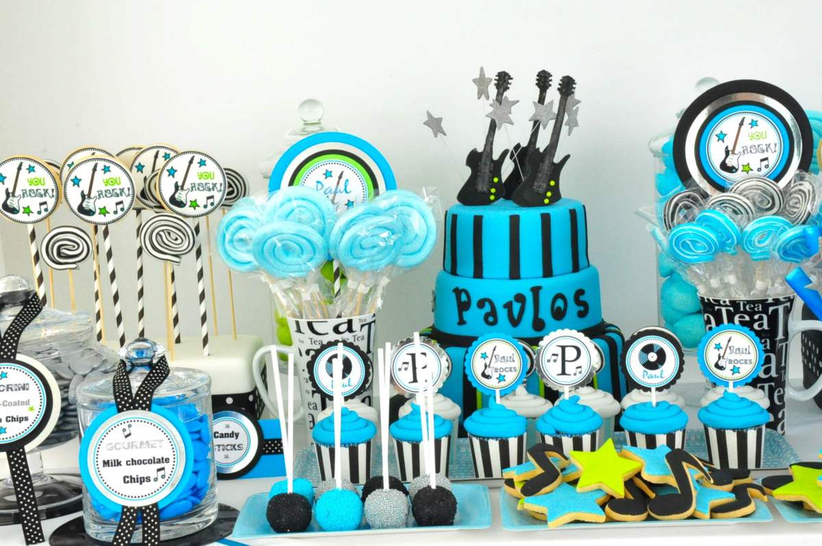 Rock Star Birthday Birthday Party Ideas | Photo 1 of 28 | Catch My Party