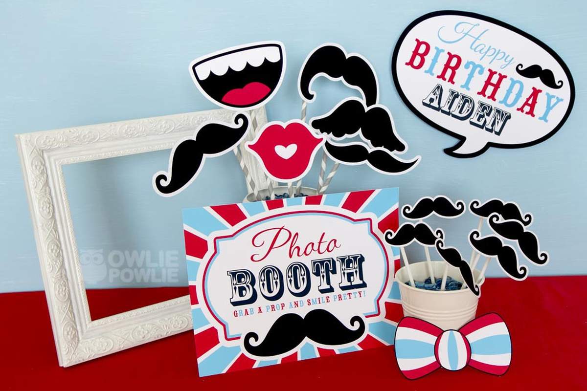 Little Man Mustache Bash Birthday Party Ideas | Photo 13 of 25 | Catch ...