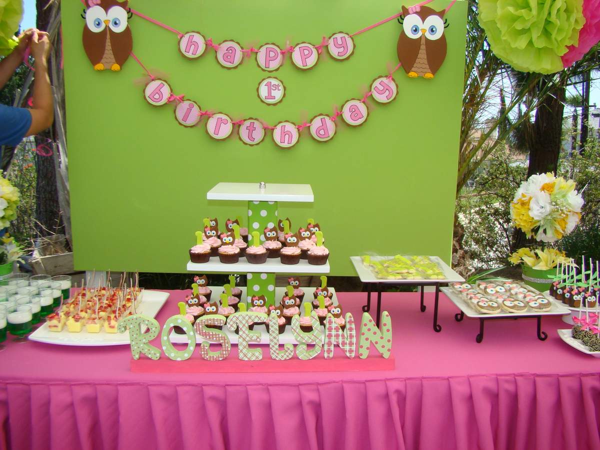 Owl Birthday Party Ideas | Photo 5 of 36 | Catch My Party