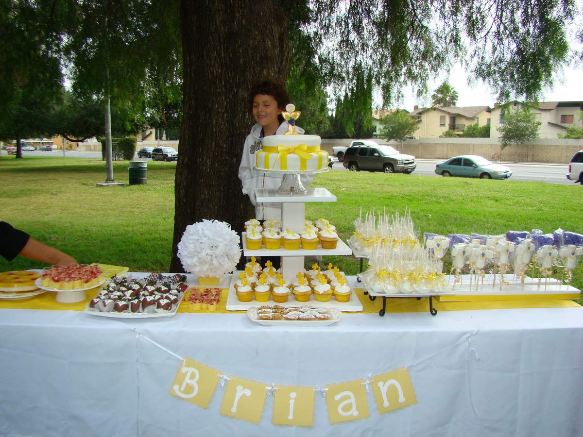 First Communion First Communion Party Ideas | Photo 7 of 49 | Catch My ...