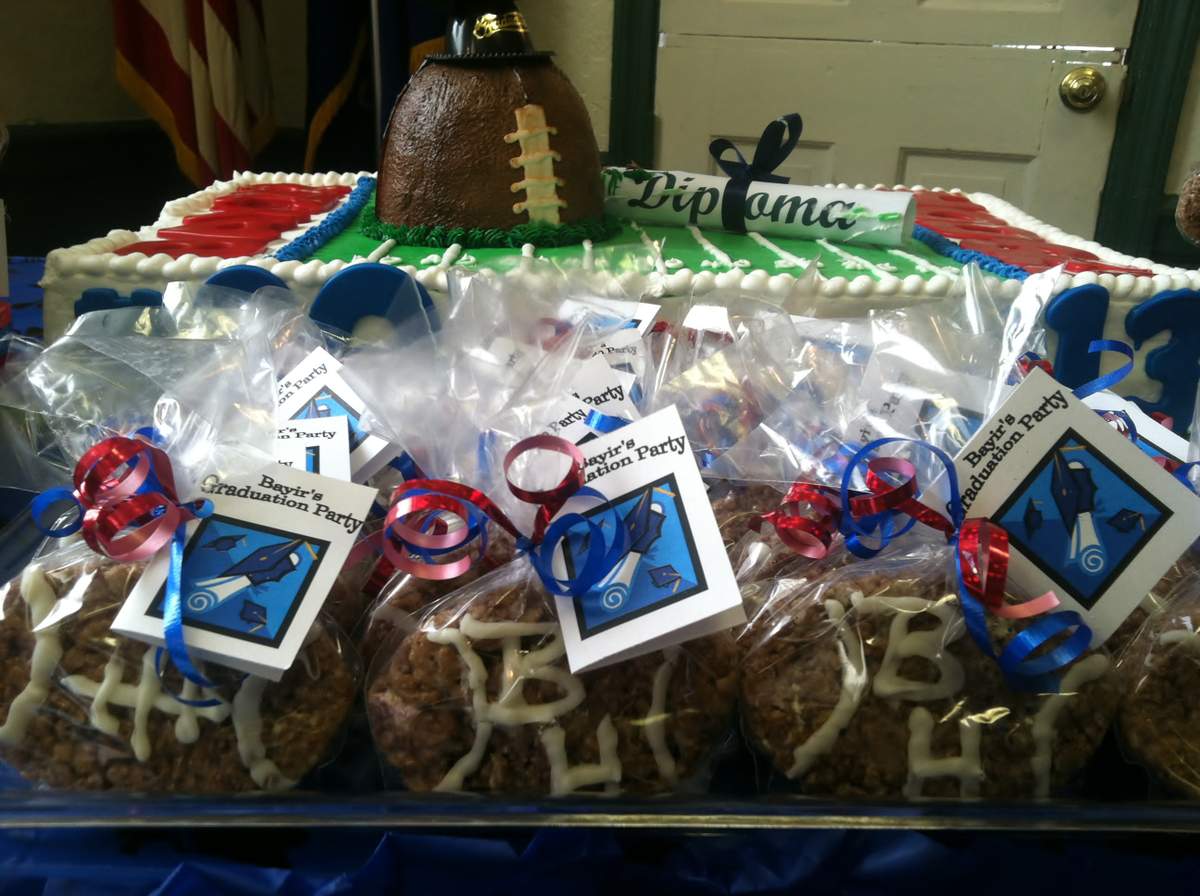 Football Graduation/End of School Party Ideas | Photo 6 of 14 | Catch ...