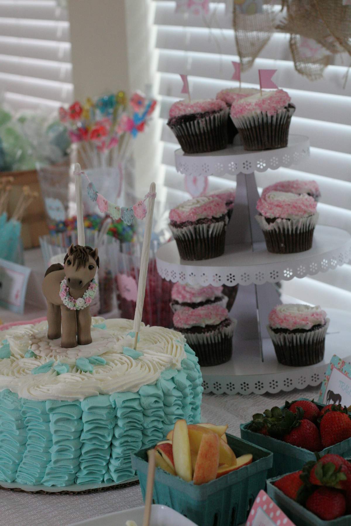 Ponies, Shabby Chic, Old Fashioned Fun! Birthday Party Ideas | Photo 2 ...