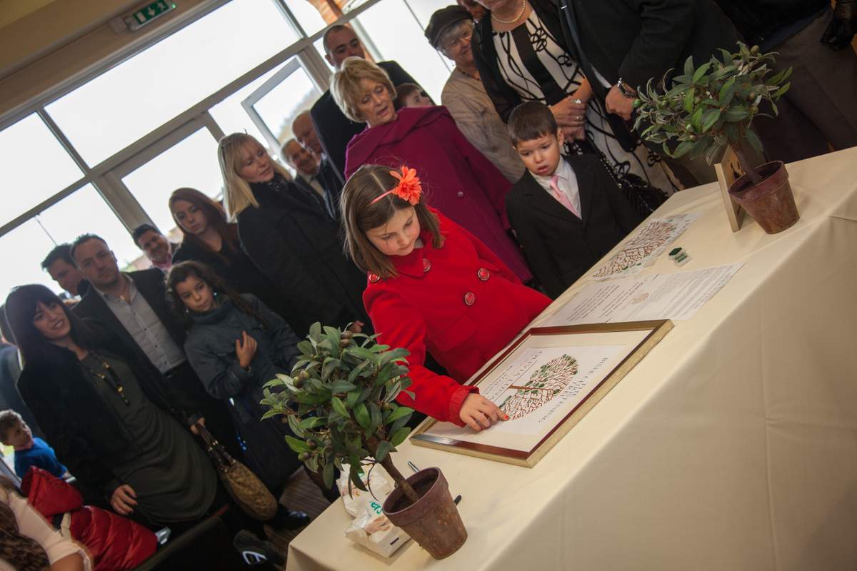 Olive trees and butterflies Baptism Party Ideas | Photo 11 of 38 ...