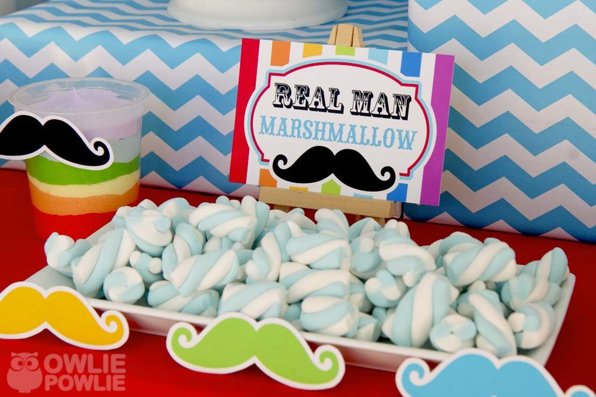Little Man Mustache Bash Birthday Party Ideas | Photo 17 of 25 | Catch ...