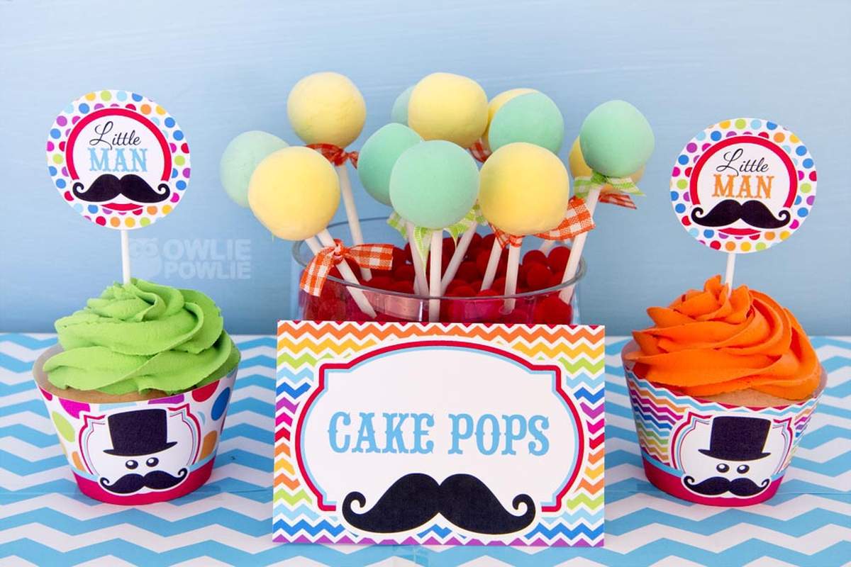 Little Man Mustache Bash Birthday Party Ideas | Photo 2 of 25 | Catch ...