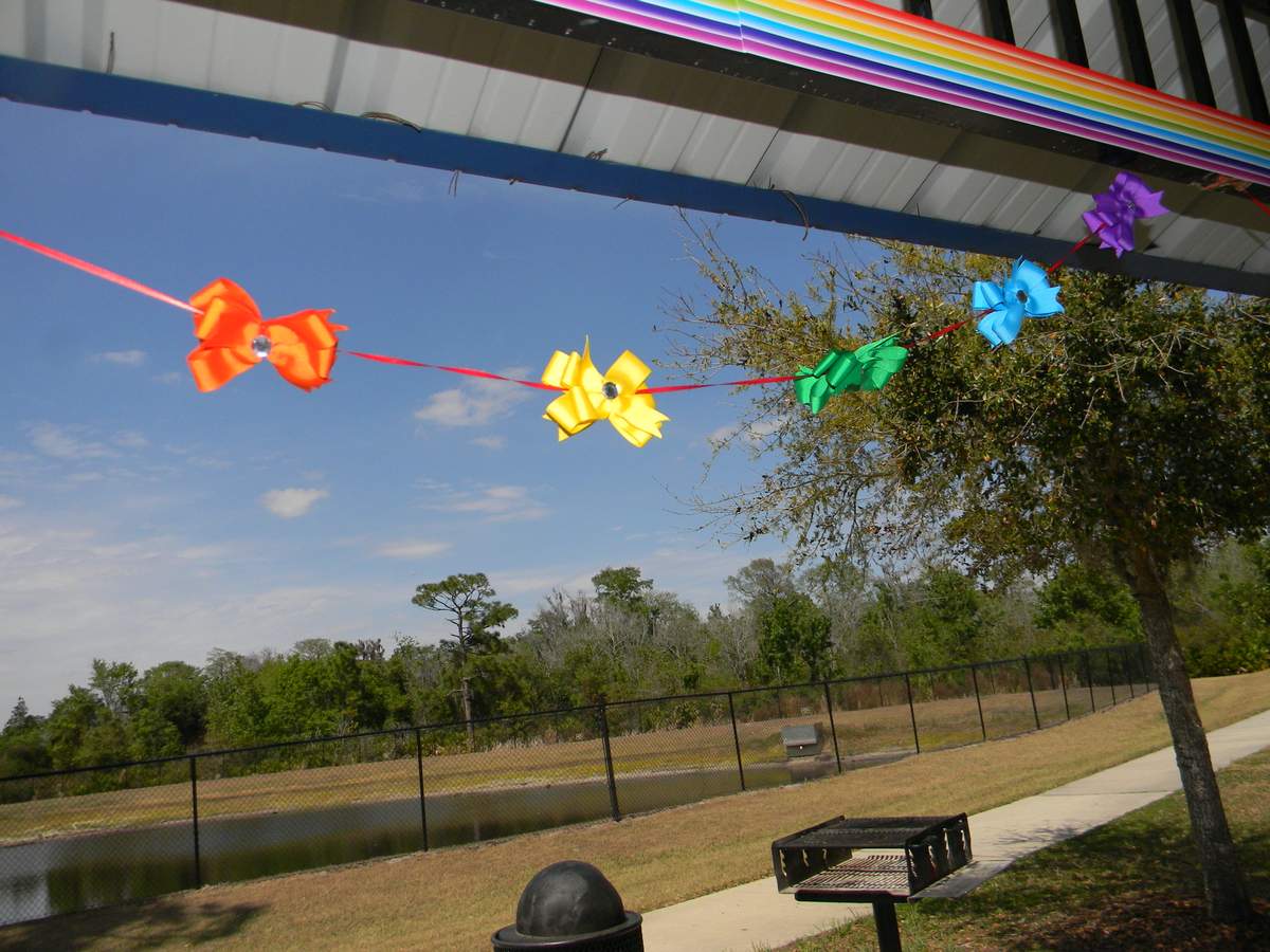 Rainbow, Rain-BOWS Birthday Party Ideas | Photo 26 of 30 | Catch My Party