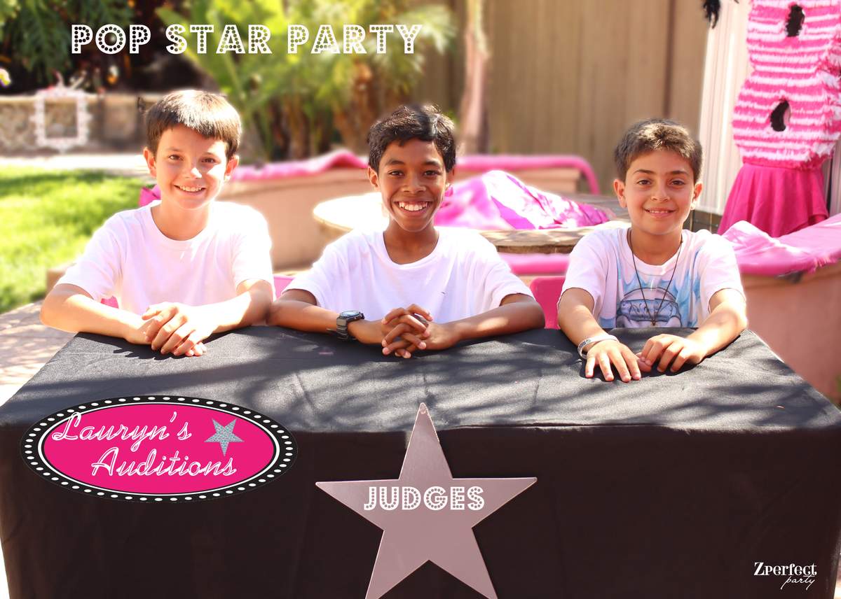 Rock Star Makeover & Karaoke Birthday Party Ideas | Photo 3 of 22 ...