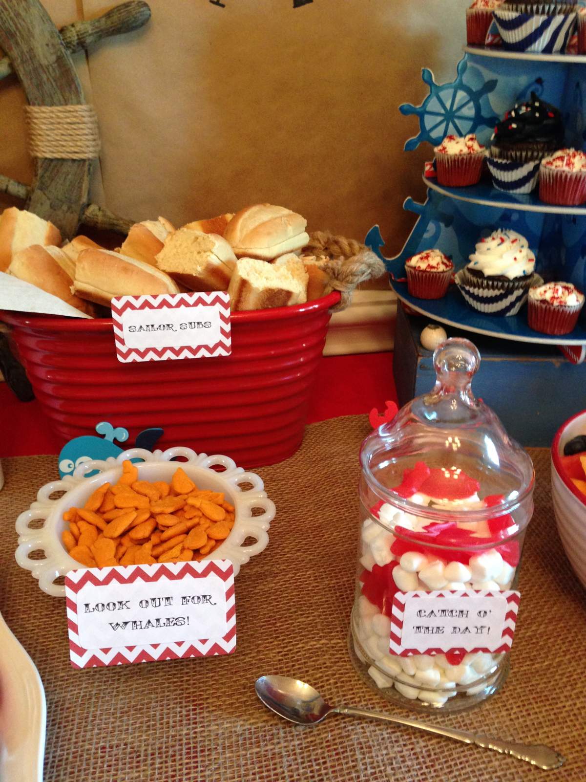 Sailor/nautical Birthday Party Ideas | Photo 47 of 53 | Catch My Party