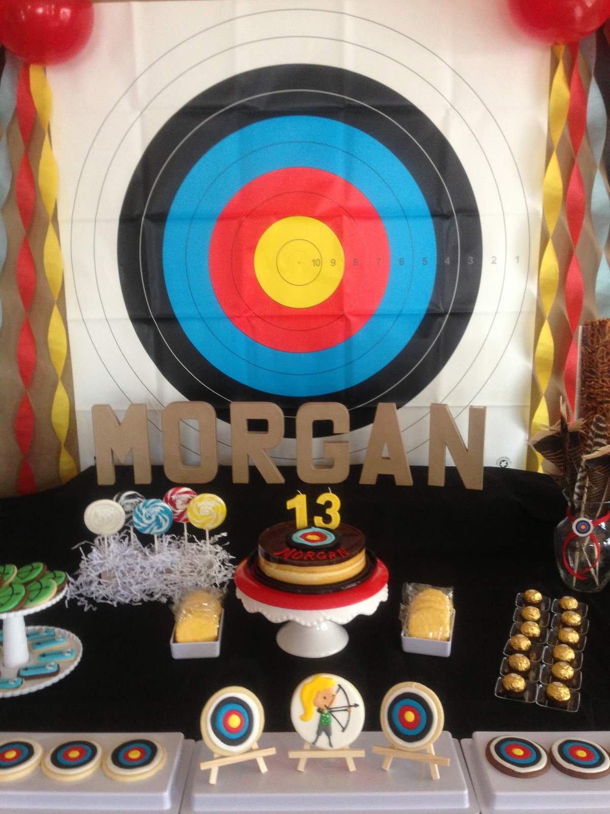 Archery; Sports Birthday Party Ideas | Photo 8 of 32 | Catch My Party