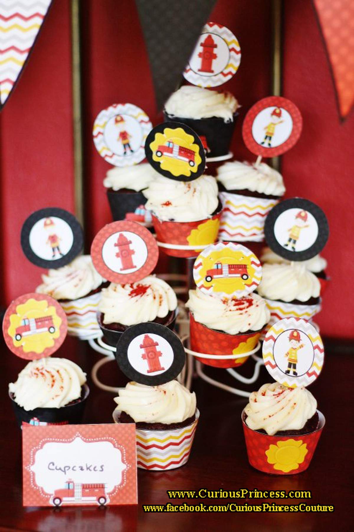 Firefighter Birthday Party Ideas | Photo 1 of 9 | Catch My Party