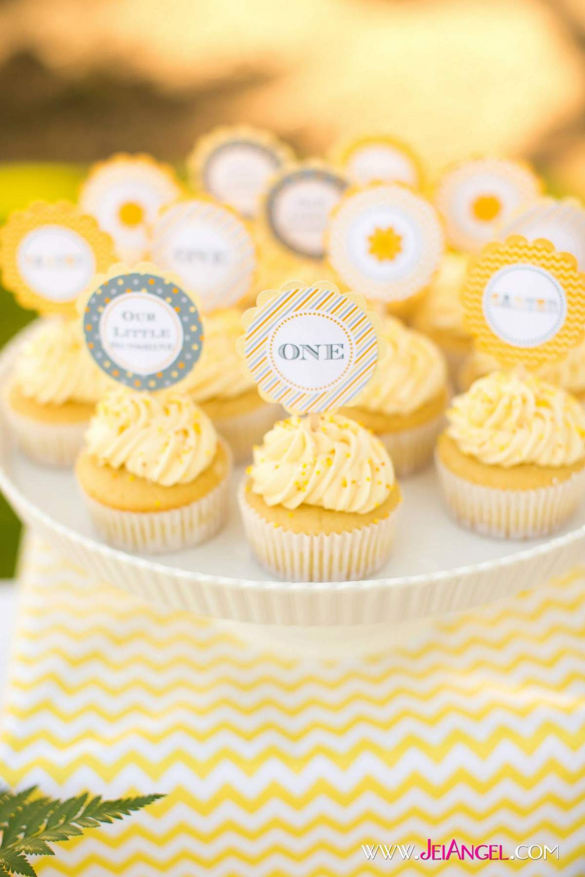 Sunshine Chevron Birthday Party Ideas | Photo 1 of 23 | Catch My Party