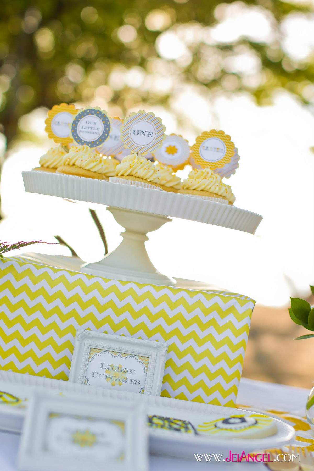Sunshine Chevron Birthday Party Ideas | Photo 1 of 23 | Catch My Party