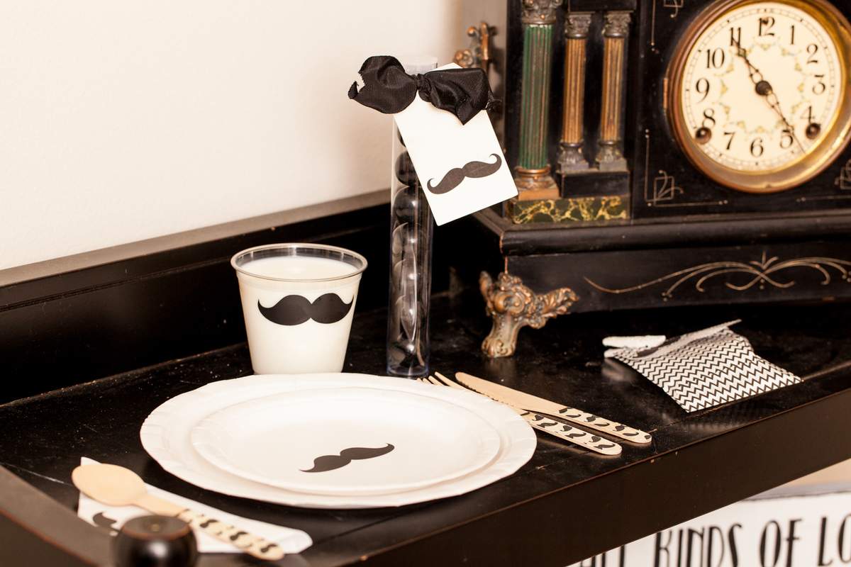 mustache party Dinner Party Party Ideas | Photo 7 of 20 | Catch My Party
