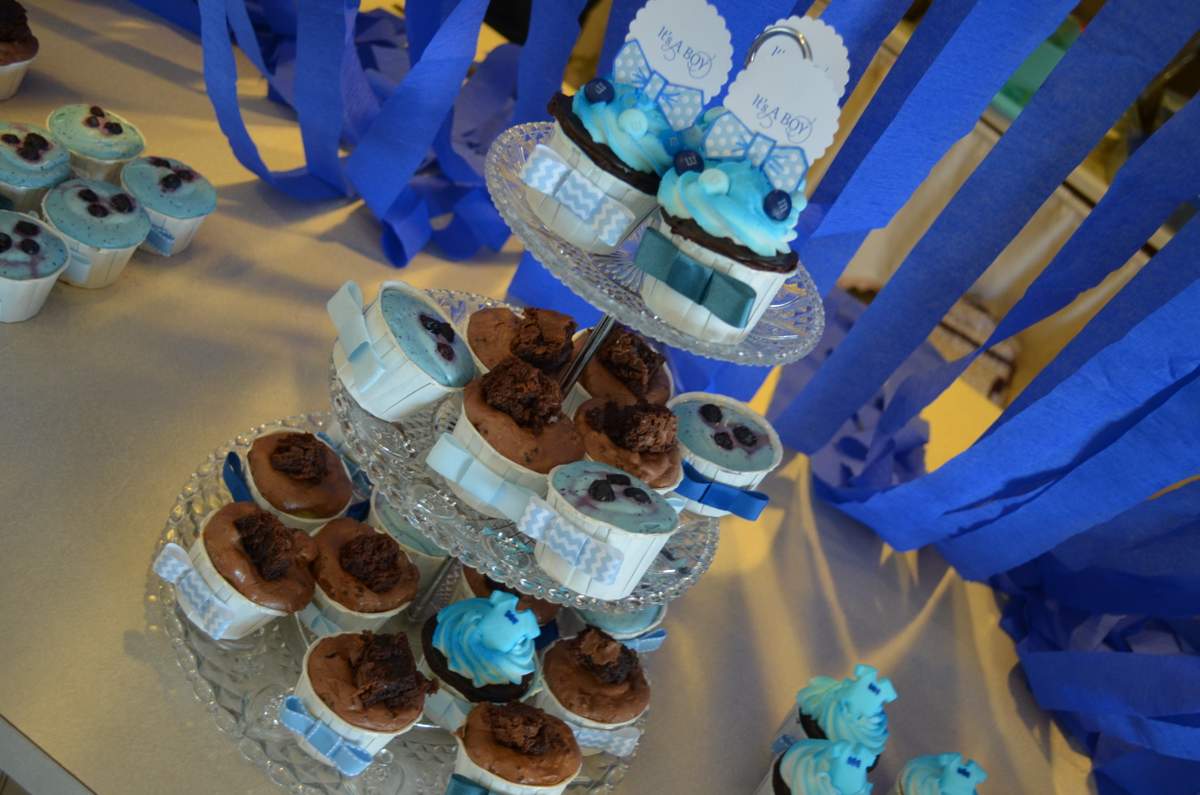 Blue Baby Shower Party Ideas | Photo 1 of 22 | Catch My Party
