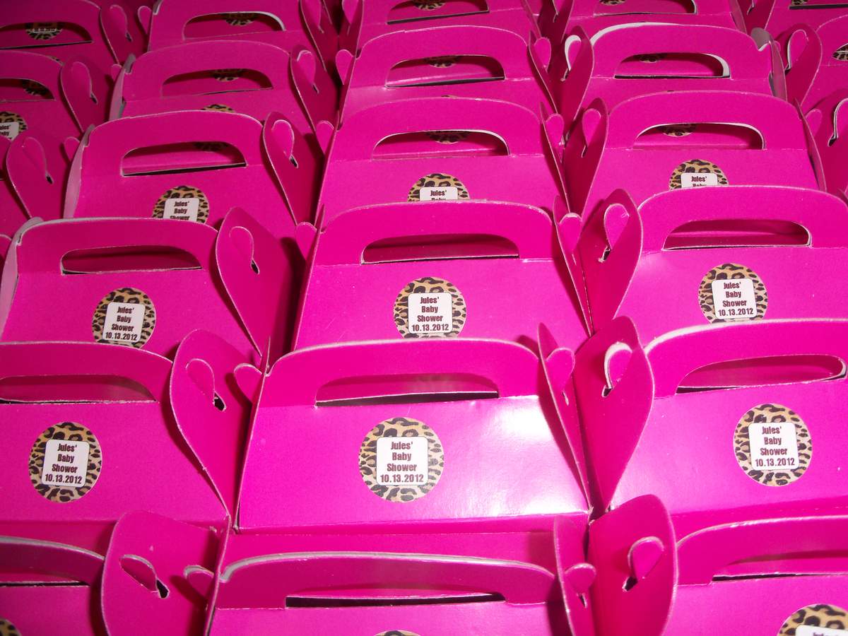 Leopard Print/Hot Pink Baby Shower Party Ideas | Photo 7 of 34 | Catch ...