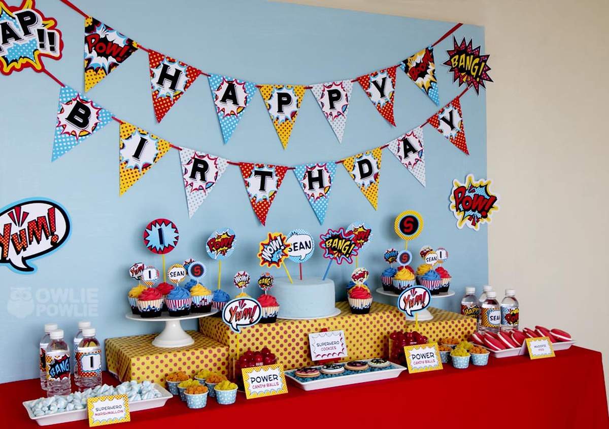Superhero Birthday Party Ideas | Photo 7 of 18 | Catch My Party