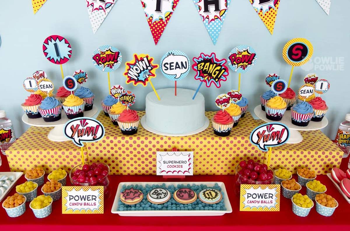 Superhero / Birthday "Super Hero Birthday Party" | Catch My Party