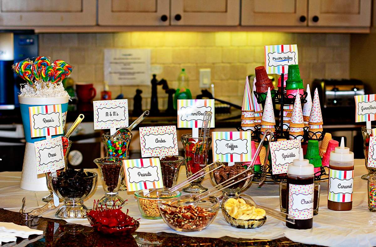 Ice Cream Social Ice Cream Social Party Ideas | Photo 4 of 13 | Catch ...